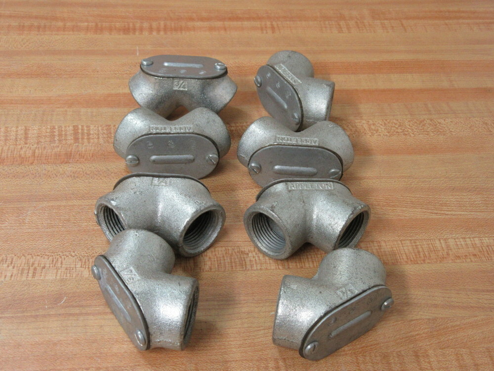 Appleton FF-075 3/4" 90° Corner Elbow FF075 (Pack of 8) | eBay