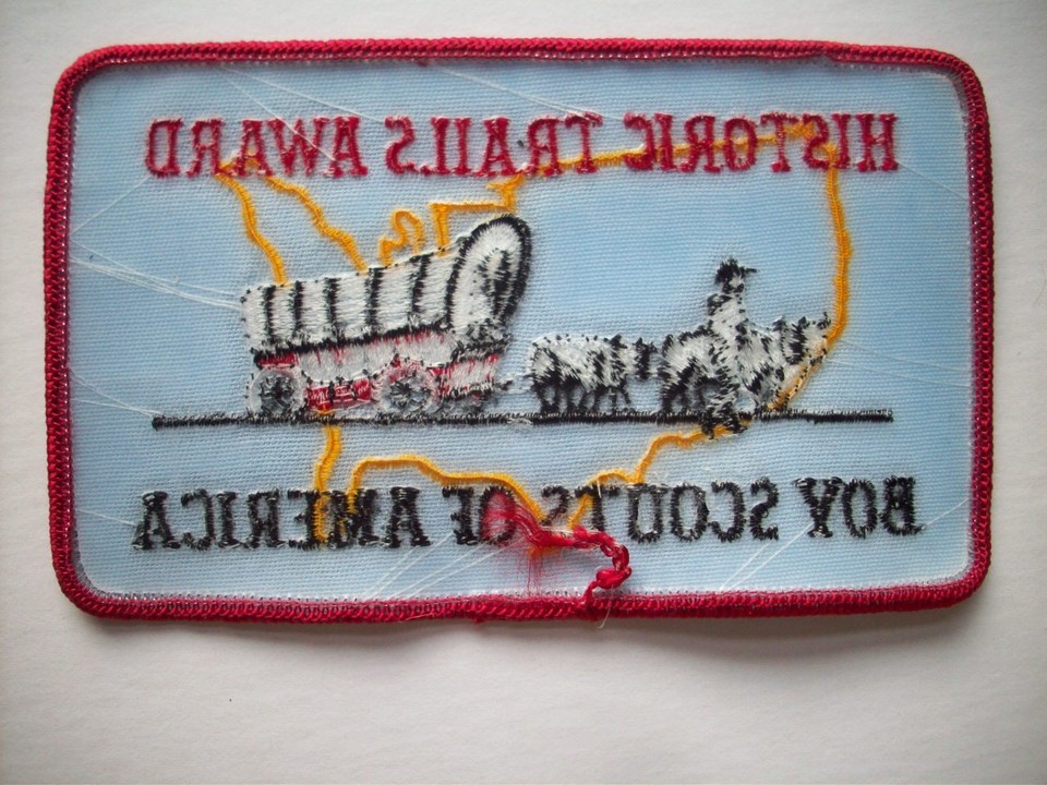 Historic Trails Award embroidered patch Boy Scouts | eBay