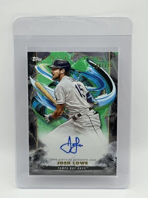 2023 Topps Inception Josh Lowe Emerging Stars Autograph Green /125 | eBay
