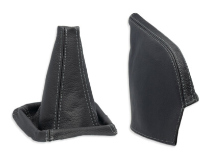 FOR TOYOTA SUPRA MK3 A70 86-92 GEAR SHIFT BOOT HANDBREAK GAITER LEATHER ...