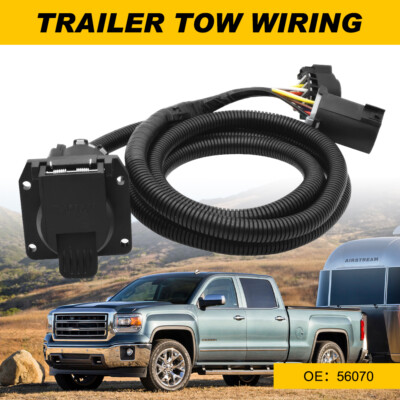 7 Way Trailer Weatherproof Plug Trailer Wiring Harness 7 Pin Trailer ...
