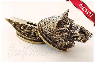 NEW WILD BOAR Knife Pommel + Finger Guard BRONZE Knives Making Handle ...