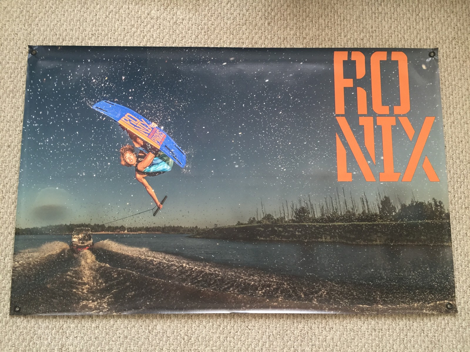 RONIX SHOTA TEZUKA BANNER NEW! 48" * 30" 2 Free Ronix Wakeboard ...