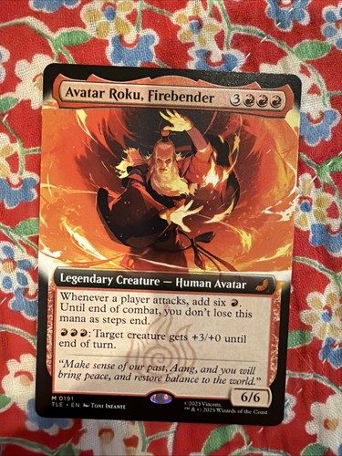 1x - Avatar Roku, Firebender - Extended Art #191 - Avatar: Eternal - NM ...