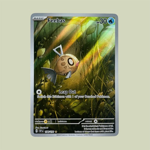 Feebas 198/191 Full Art Surging Sparks Illustration Rare Pokemon TCG ...