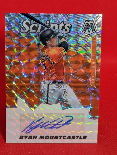 2021 Panini Mosaic Scripts Prizm SCR-RY Ryan Mountcastle Autograph AUTO ...