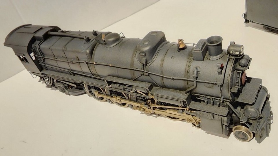 O SCALE 2-RAIL BRASS MODEL USH US HOBBIES KTM PENNSYLVANIA 4-8-2 CLASS ...
