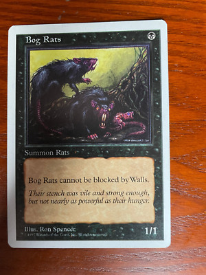 MTG Bog Rats SINGLE USED EXCELLENT CONDITION SEE PHOTOS | eBay