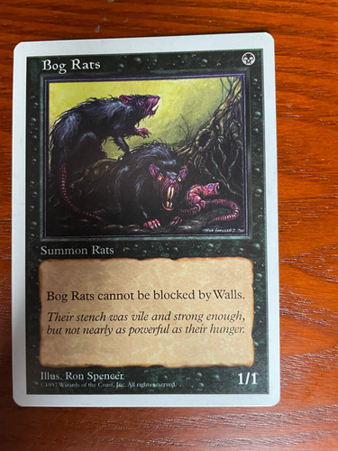 MTG Bog Rats SINGLE USED EXCELLENT CONDITION SEE PHOTOS | eBay