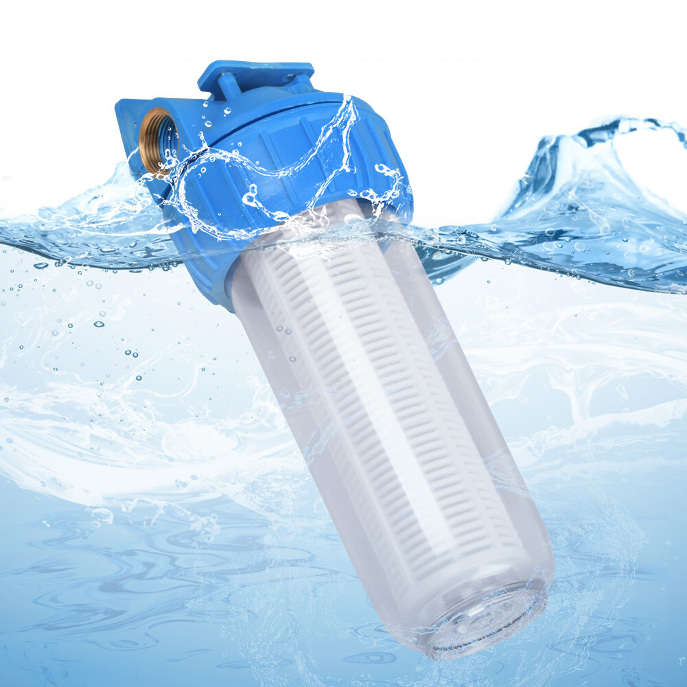 WASSERFILTER VORFILTER 1" 5000 L/h PUMPENFILTER FILTER HAUSWASSERWERK 8 ...