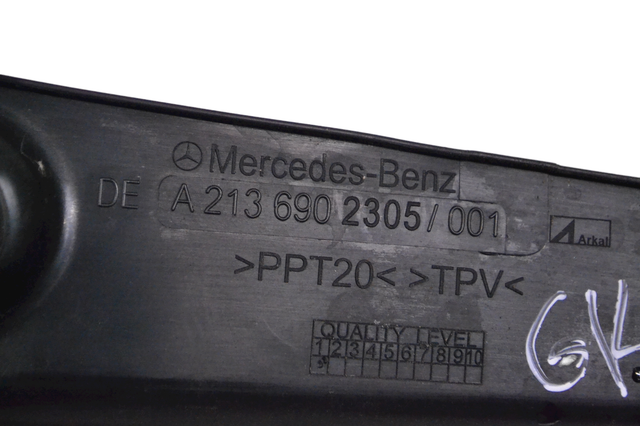 MERCEDES-BENZ E W213 Rear Tailgate Left Side Drip Rail Trim A2136902305 ...