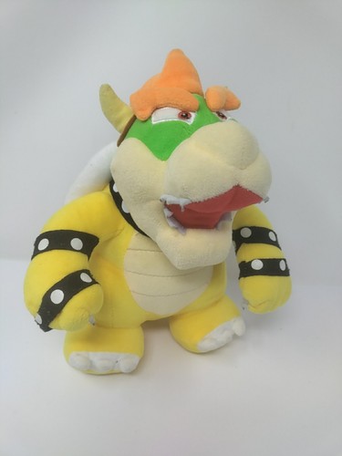 Super Mario 10” Bowser Plush Japanese Tag Sani Japan Small Plush Toy ...