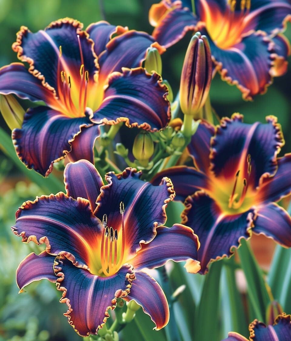 40 Night Burning Embers Lily Seeds Heirloom Beautiful Rare Flower Plant ...