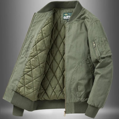 Men Outwear Fleece Autumn Cargo Jackets Casual Windbreaker Jacket ...