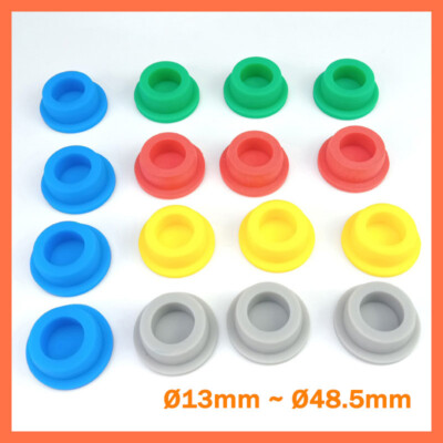 Silicone Rubber Hole Plugs Push In Compression Stem Silicon Solid Seal ...