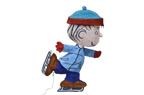 Peanuts Gang Ice Skating 32" 3D LED A Charlie Brown Christmas Decor | eBay