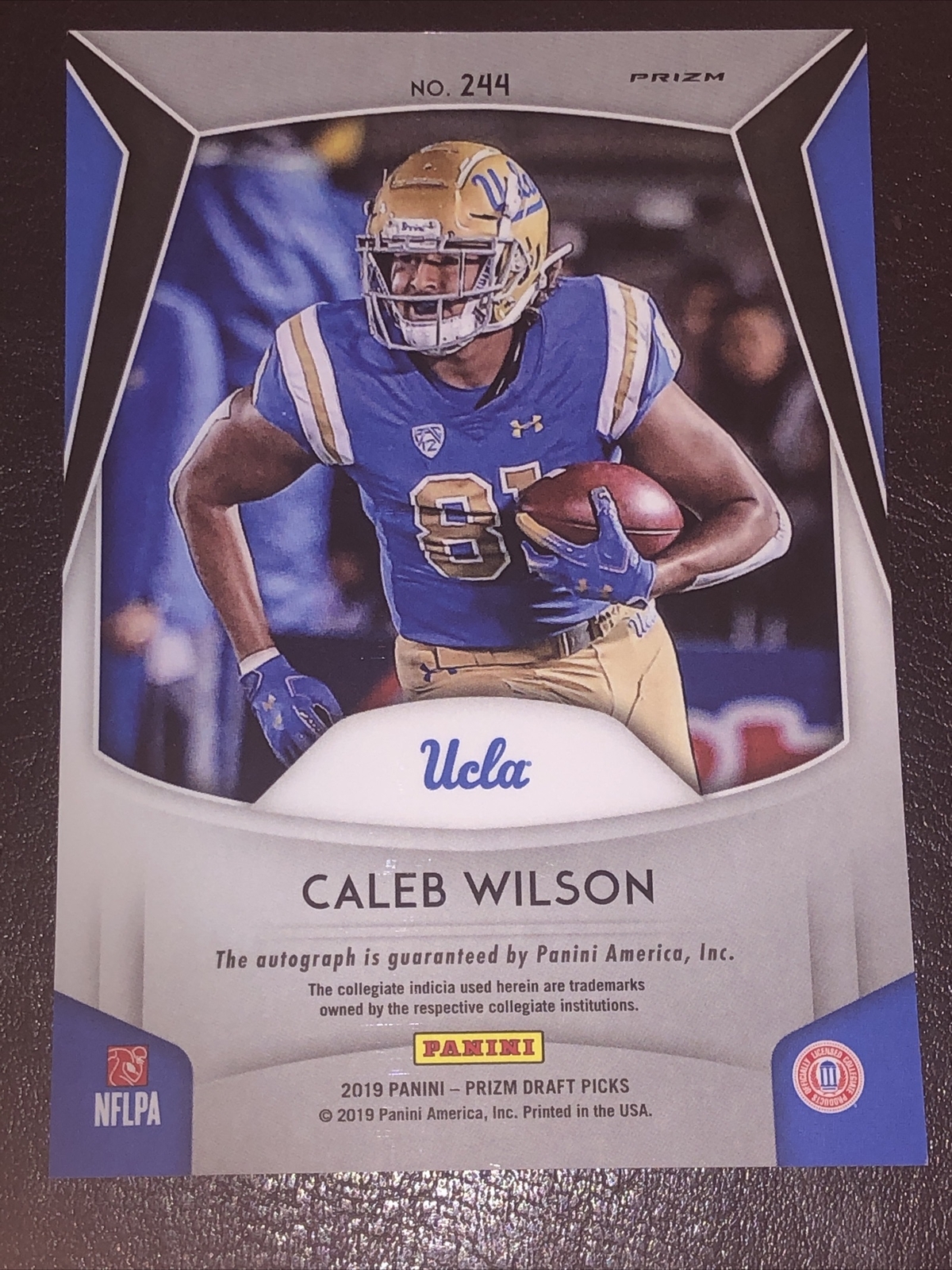 2019 Panini Prizm Draft - Draft Picks Silver Prizm Autographs #244 ...