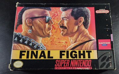 Final Fight | Super Nintendo | SNES | Box Only | Original | Authentic ...