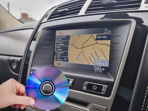 Map Jaguar XF, XK, XKR, Sat Nav DISC DVD UK Europe latest map updates ...