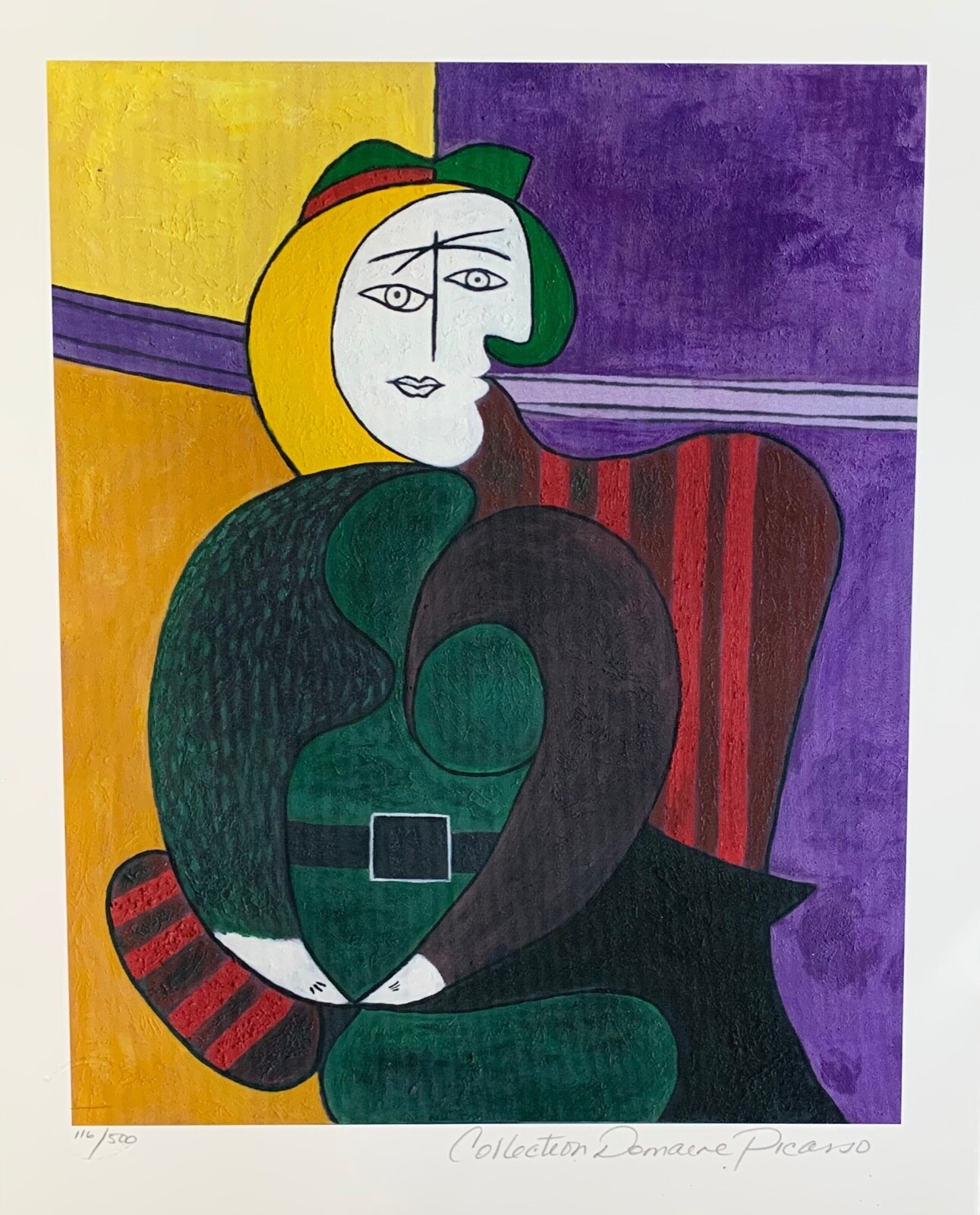 Pablo Picasso WOMAN IN RED ARMCHAIR Estate Signed Limited Edition ...