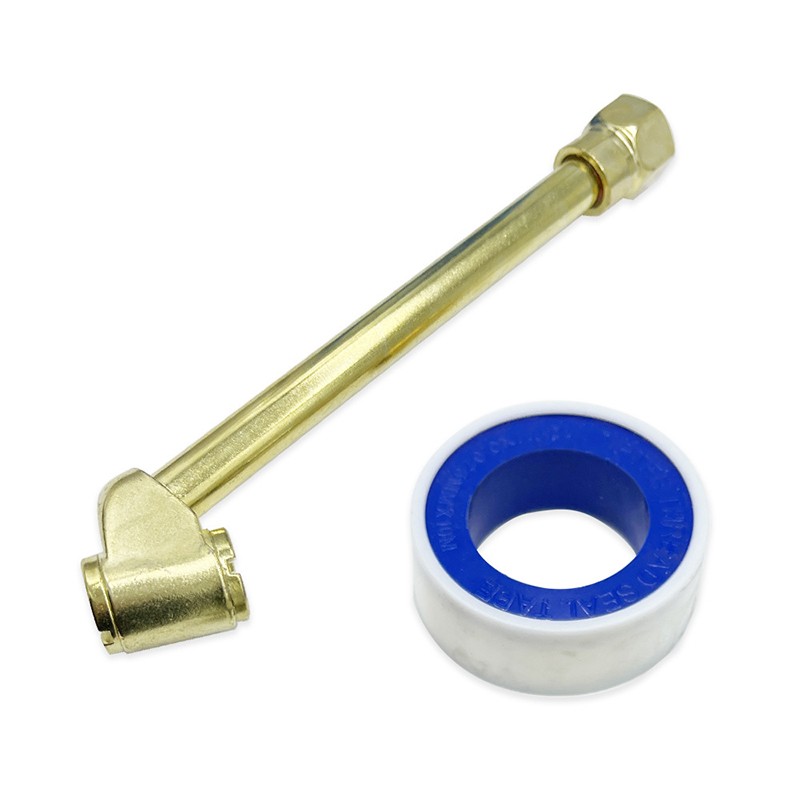Dual Head Air Chuck Set Tire Air Fill Kit for Tire Inflator Gauge Air ...