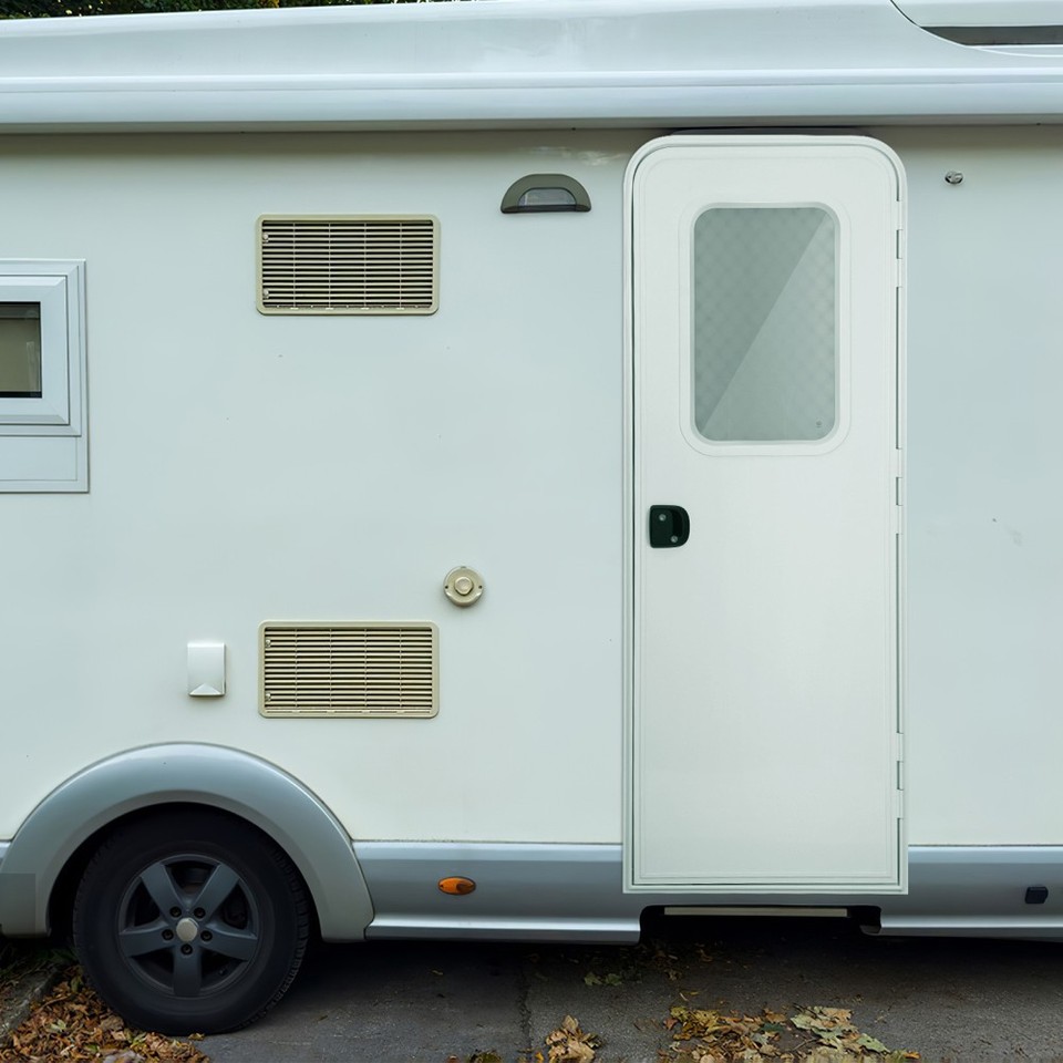 Aluminum Alloy RV Entry Door 26 Inch Width x 72 In Height 2 Doors ...