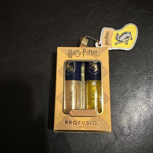 PROFUSION x HARRY POTTER, Hufflepuff, Lip Oil Duo Set NIB (2 lip oils ...