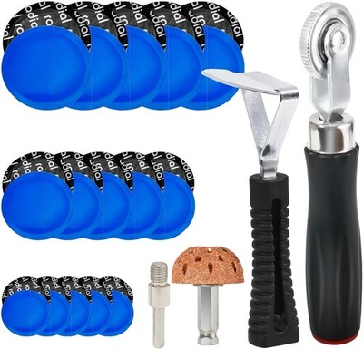 35PCS Flat Tire Repair Kit Car Patch Heavy Duty Tool... | eBay