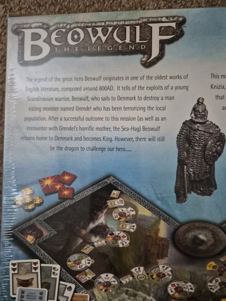 Beowulf The Legend Board Game Fantasy Flight Games 100% Complete ...
