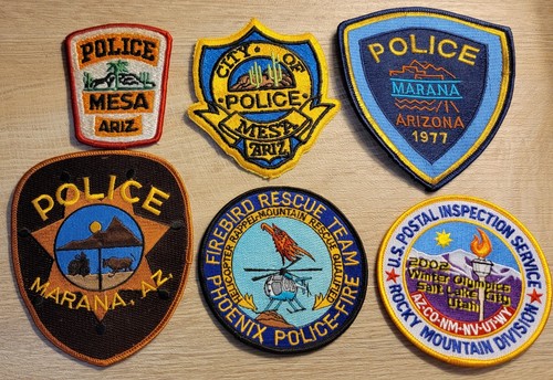Vintage Arizona Police Patch (LOT OF 6) | eBay