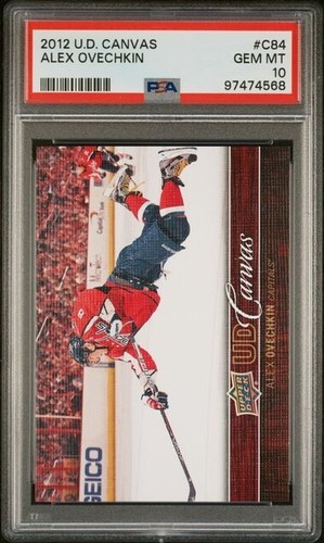 2012-13 Upper Deck Series 1 Alex Ovechkin UD Canvas #C84 PSA 10 GEM ...