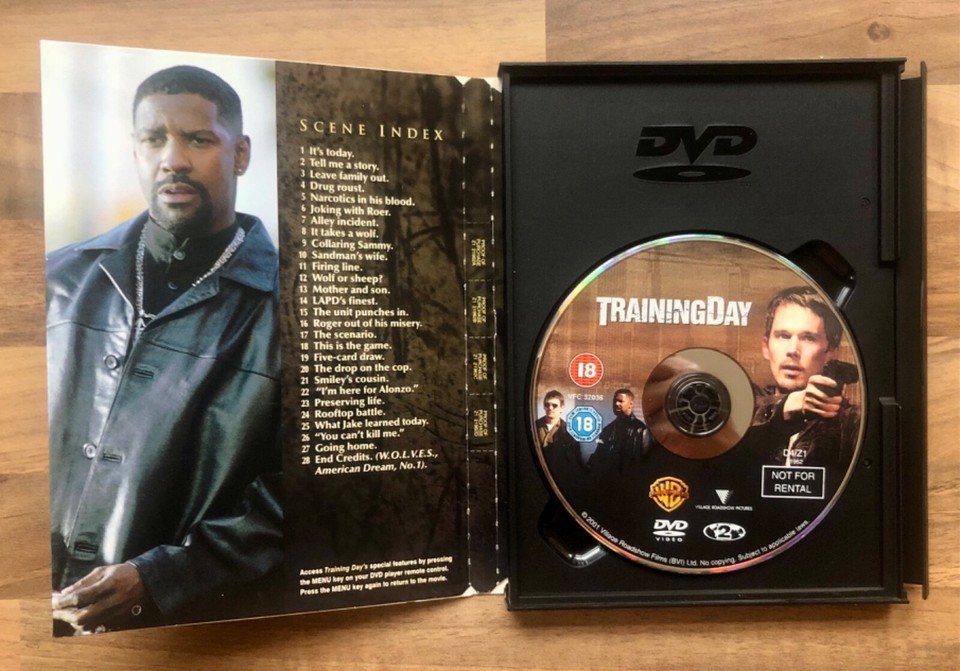 TRAINING DAY - DVD FILM - DENZEL WASHINGTON (ACADEMY AWARD WINNER ...
