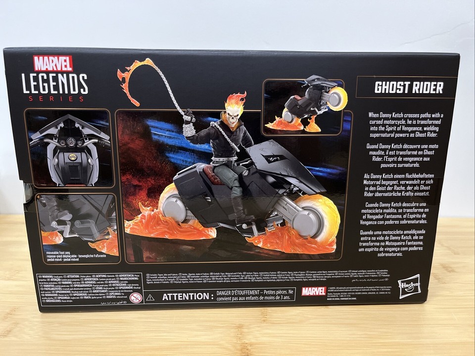 Marvel Legends Series Ghost Rider (Danny Ketch) with Motorcycle Action ...