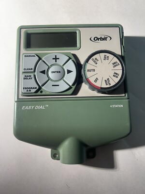 Orbit Easy 57874 Dial 4-Station Indoor Sprinkler Control Timer | eBay