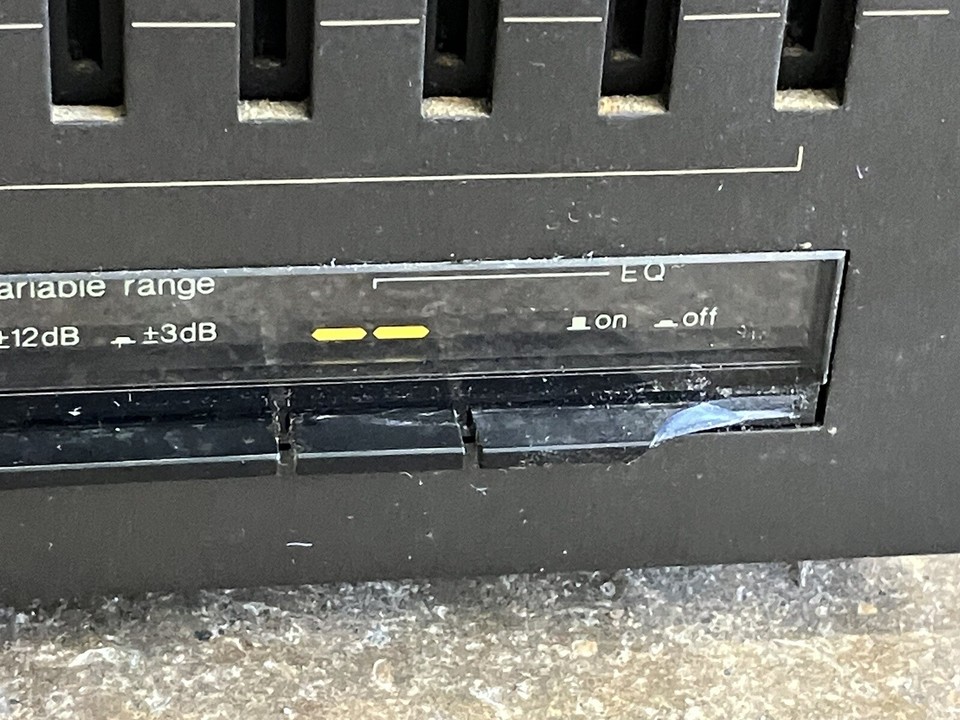 TECHNICS SH 8020 STEREO FREQUENCY EQUALIZER Tested Working | eBay