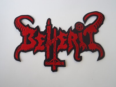 BEHERIT BLACK METAL EMBROIDERED BACK PATCH | eBay