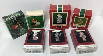 Lot of 7 Hallmark Elves Christmas Ornaments | eBay