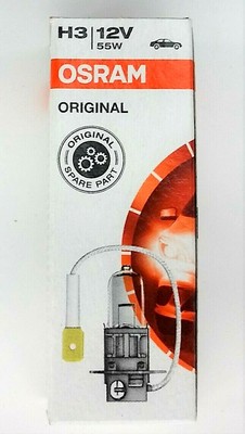 2x (PAIR) Osram Sylvania 64151 12V 55W H3 Automotive Headlight Lamp ...