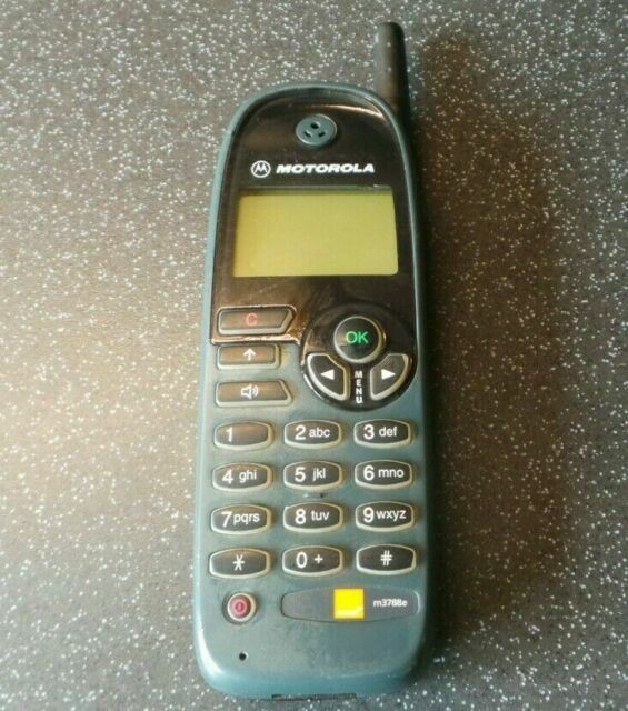 Vintage Retro Motorola Mobile Phone M3788E Orange No Charger for sale ...