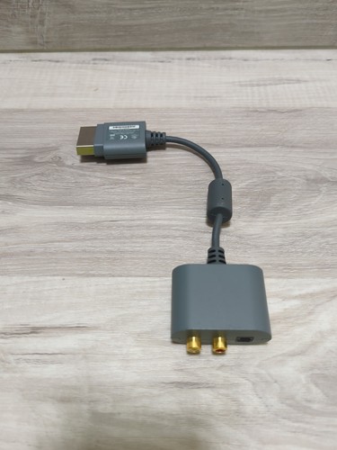 Original Microsoft Xbox 360 Audio Adapter/RCA Composite Optical Cable ...