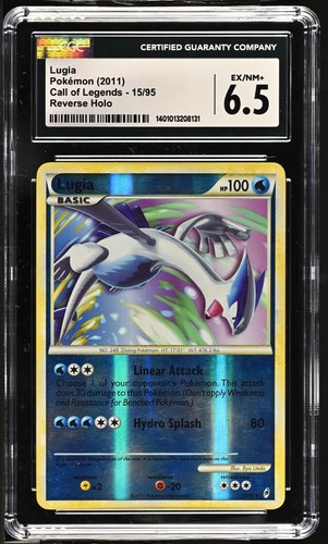 2011 Pokemon Call of Legends LUGIA Reverse Holo 15/95 CGC 6.5 | eBay