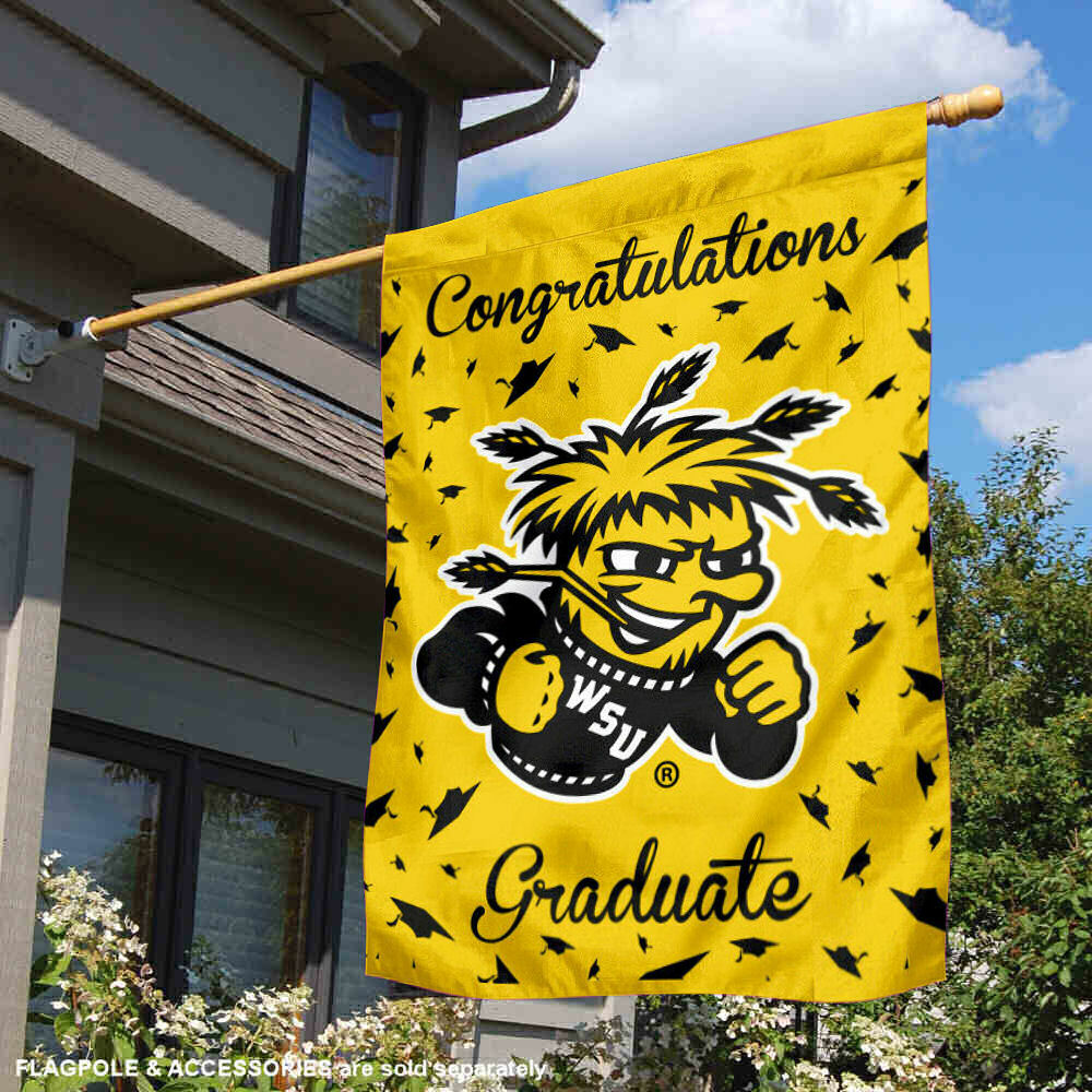 Wichita State University Graduation Gift Decorative Flag | eBay