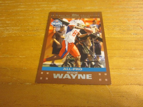 Reggie Wayne 2007 Topps Copper #408 #'d 1928/2007 Card NFL Indianapolis ...