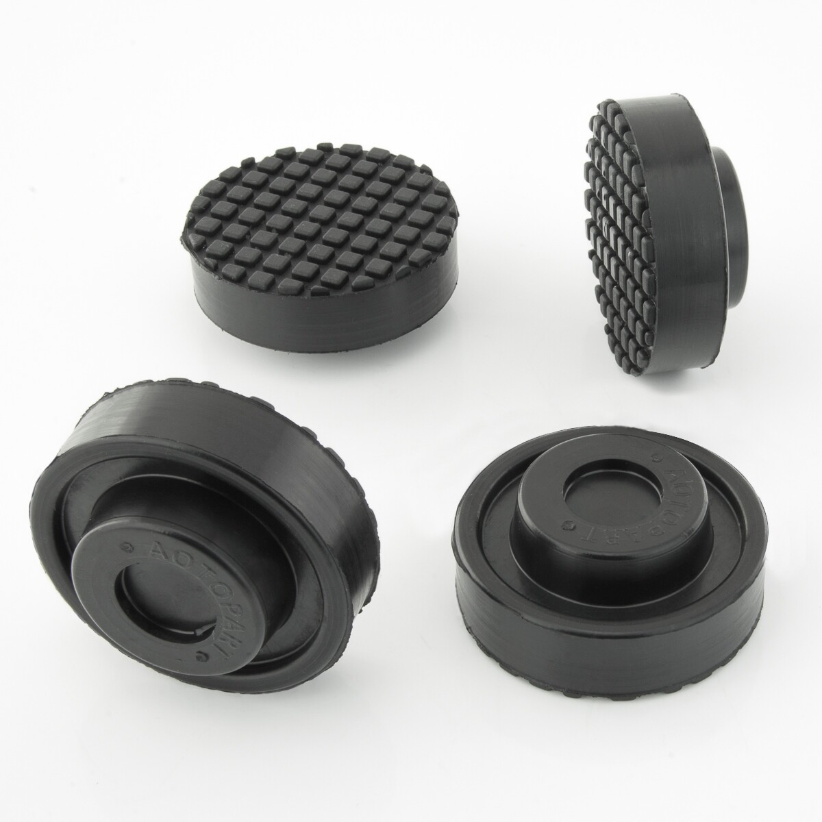 4x Adapter Jack Recording Lifting Platforms Rubber Pad Rubber Block Ø ...