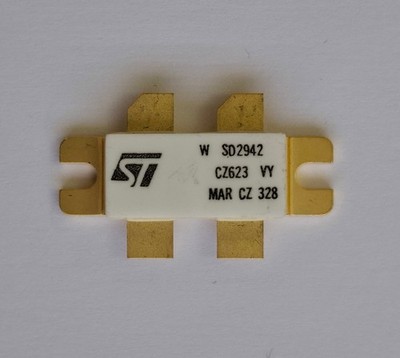 Transistor SD2942 N-Channel MOS Transistor GOLD METALLISED 350W 50V ...