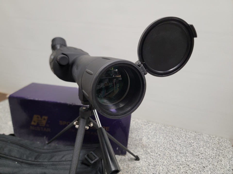 NcStar 20-60x60 Spotting Scope with Laser Aimer In Soft Case | eBay