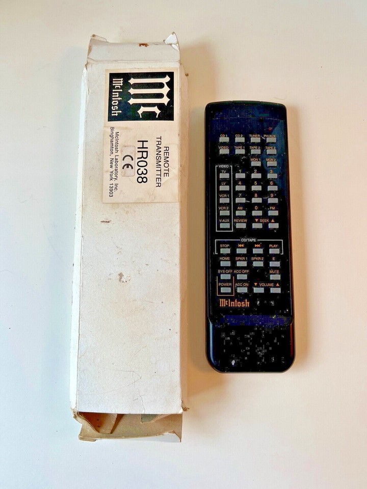 MCINTOSH REMOTE CONTROLS - ORIGINAL | eBay