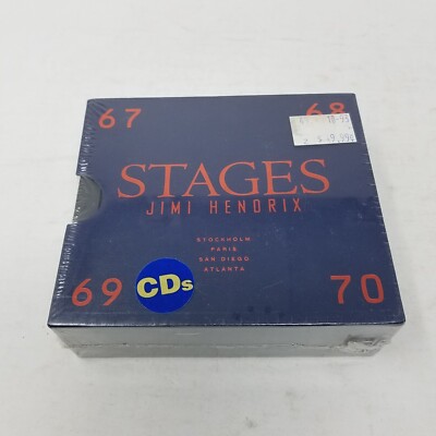 Jimi Hendrix Stages 4 Disc Collection CD Box Set Brand New Factory ...