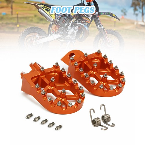 Foot pegs Pedals Orange Durable Foot Rests Fit For FREERIDE 250R 2014 ...