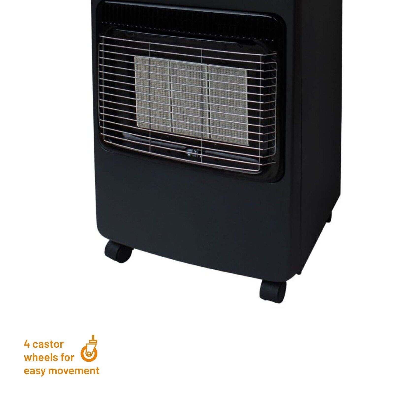 4.1KW CALOR GAS PORTABLE CABINET HEATER FIRE BUTANE WITH REGULATOR ...